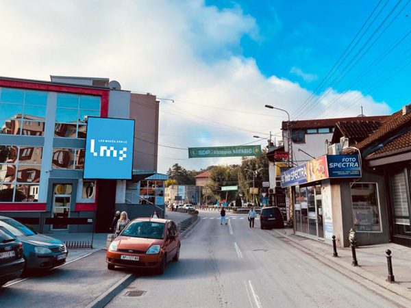 LED bilbord u centru Novog Pazara » LED Mreža Srbije